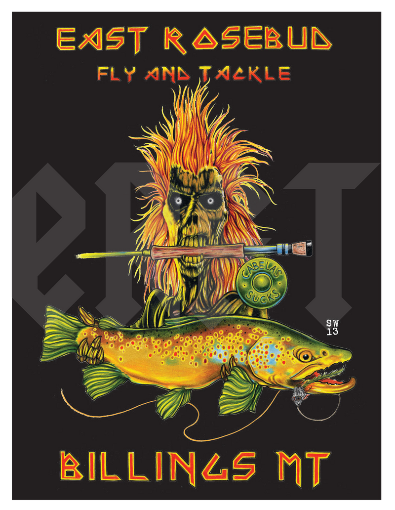 East Rosebud Fly and Tackle Deddie 5.0 Sticker – East Rosebud Fly & Tackle